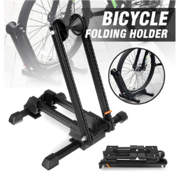 Cycling Bike Bicycle Parking Racks Aluminum Alloy Portable Double Bike ...