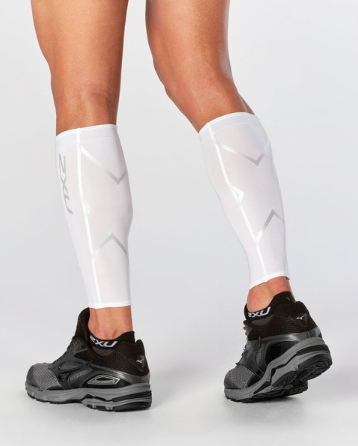 2XU COMPRESSION CALF GUARDS UNISEX WHITE – PCbike Sdn. Bhd.