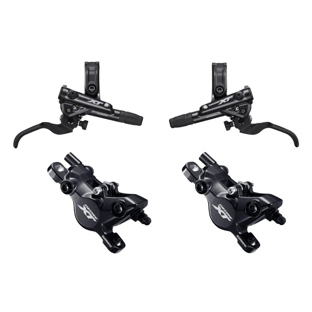 Shimano Deore XT BR-M8100 Hydraulic Disc Brake Caliper Front & Rear Set ...